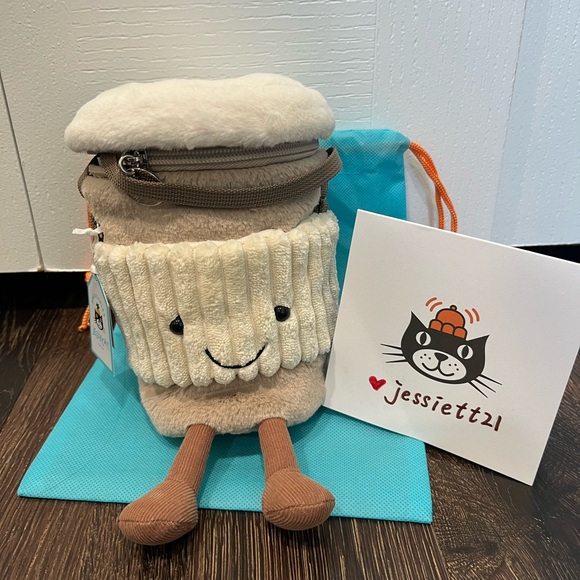 Jellycat | Bags | New With Tag Jellycat Amuseable Coffeetogo Bag With ...